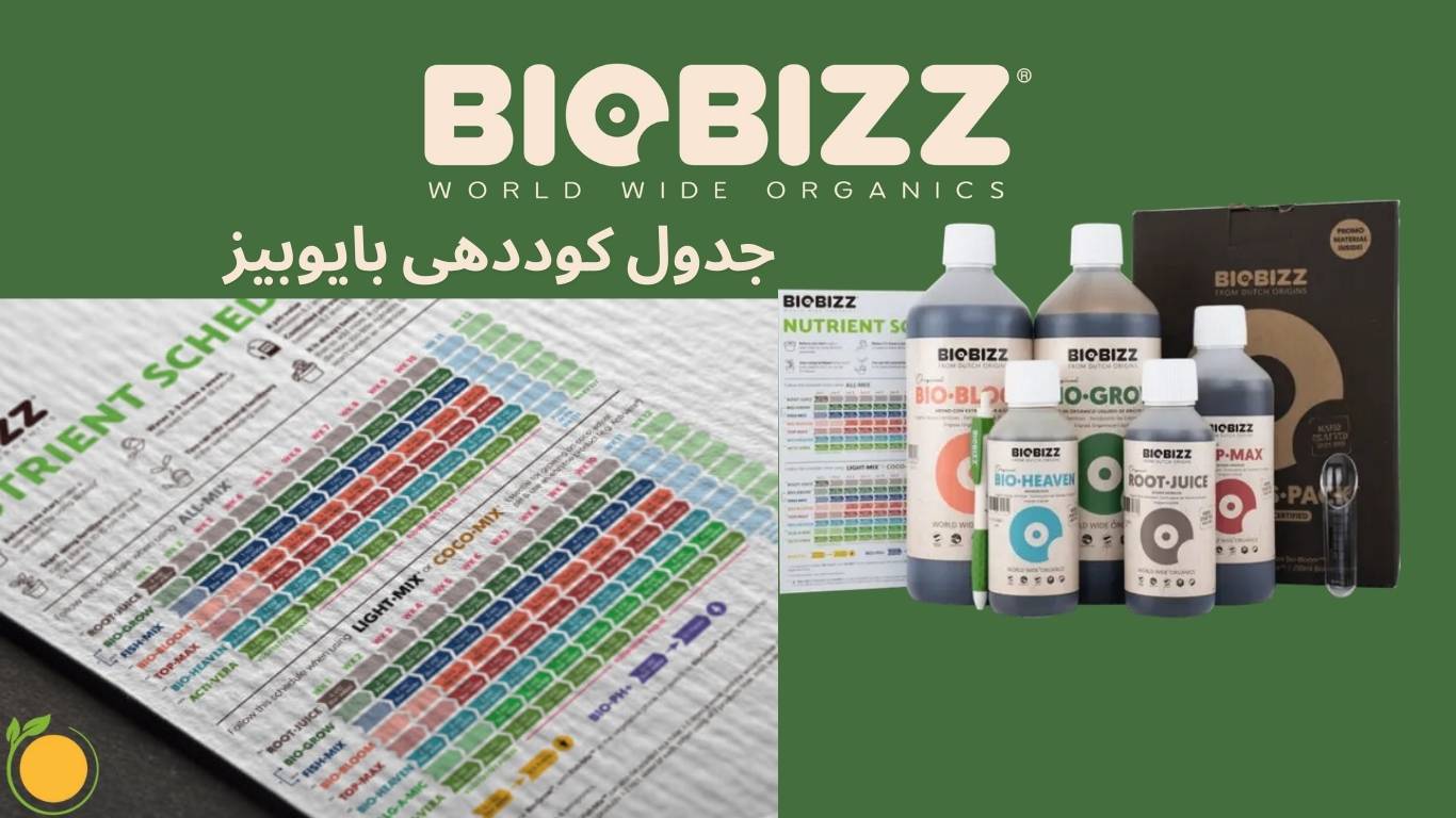 جدول کوددهی بایوبیز، معرفی کودها و نحوه مصرف |🍁1404